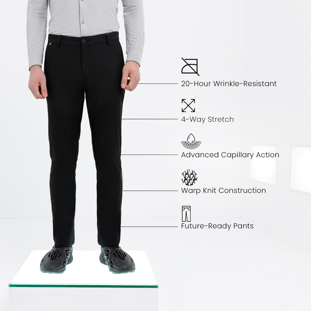 Black 2035 Workday Pants – Harfun.in
