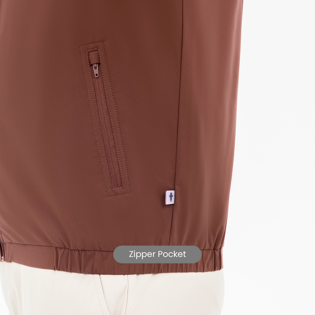 Coffee Brown Sleeveless Workday Jacket – Harfun.in