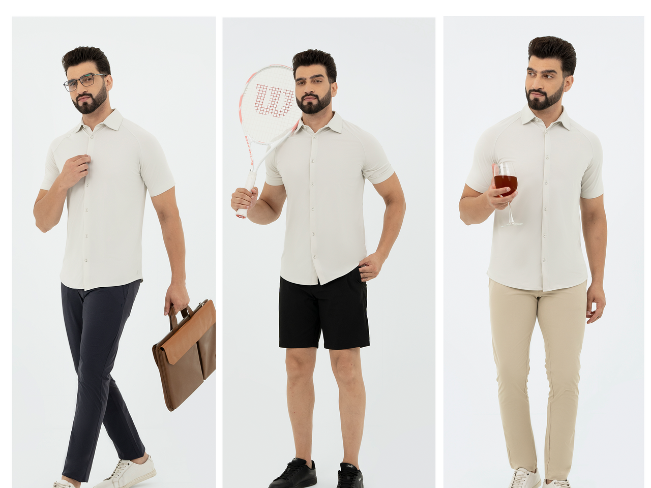 Plein Air Raglan-Short Sleeves CoolPro Shirt – Harfun.in