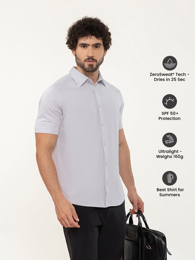 Heather Raglan-Short Sleeves CoolPro Shirt – Harfun.in